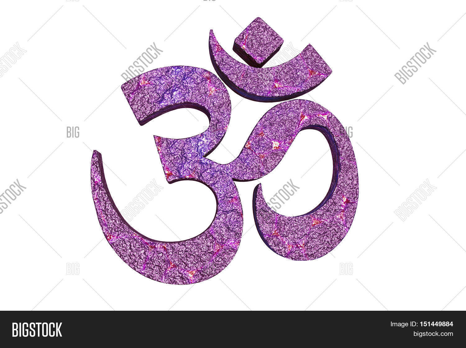Hindu Word Reading Om Image & Photo (Free Trial) | Bigstock