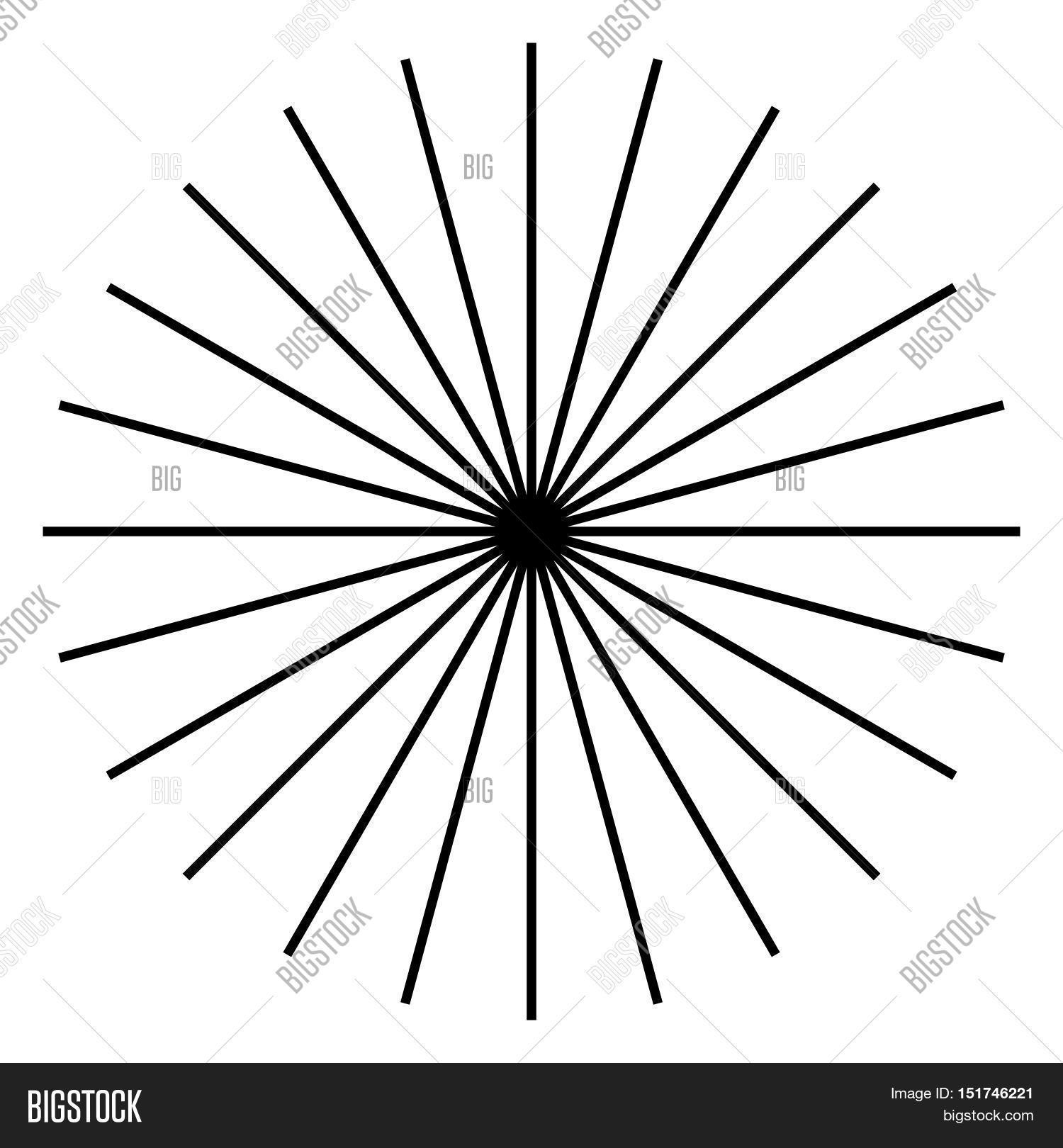 Radiating, Radial Vector & Photo (Free Trial) | Bigstock