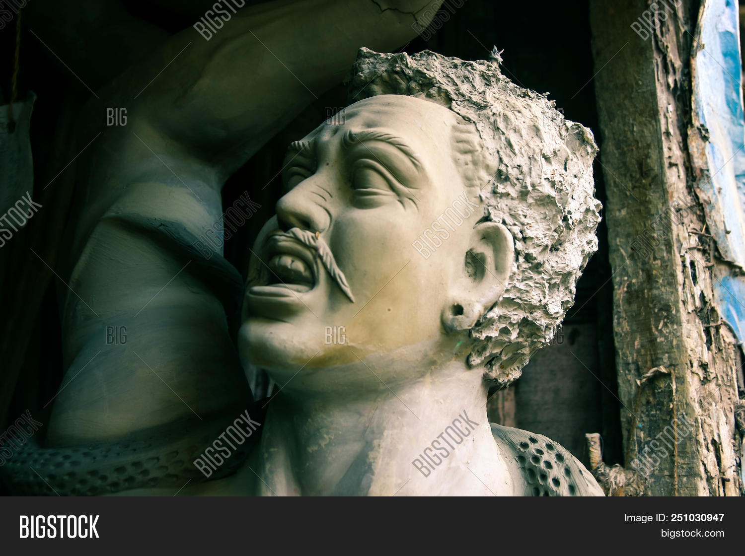 Clay Idol Mahishashura Image & Photo (Free Trial) | Bigstock
