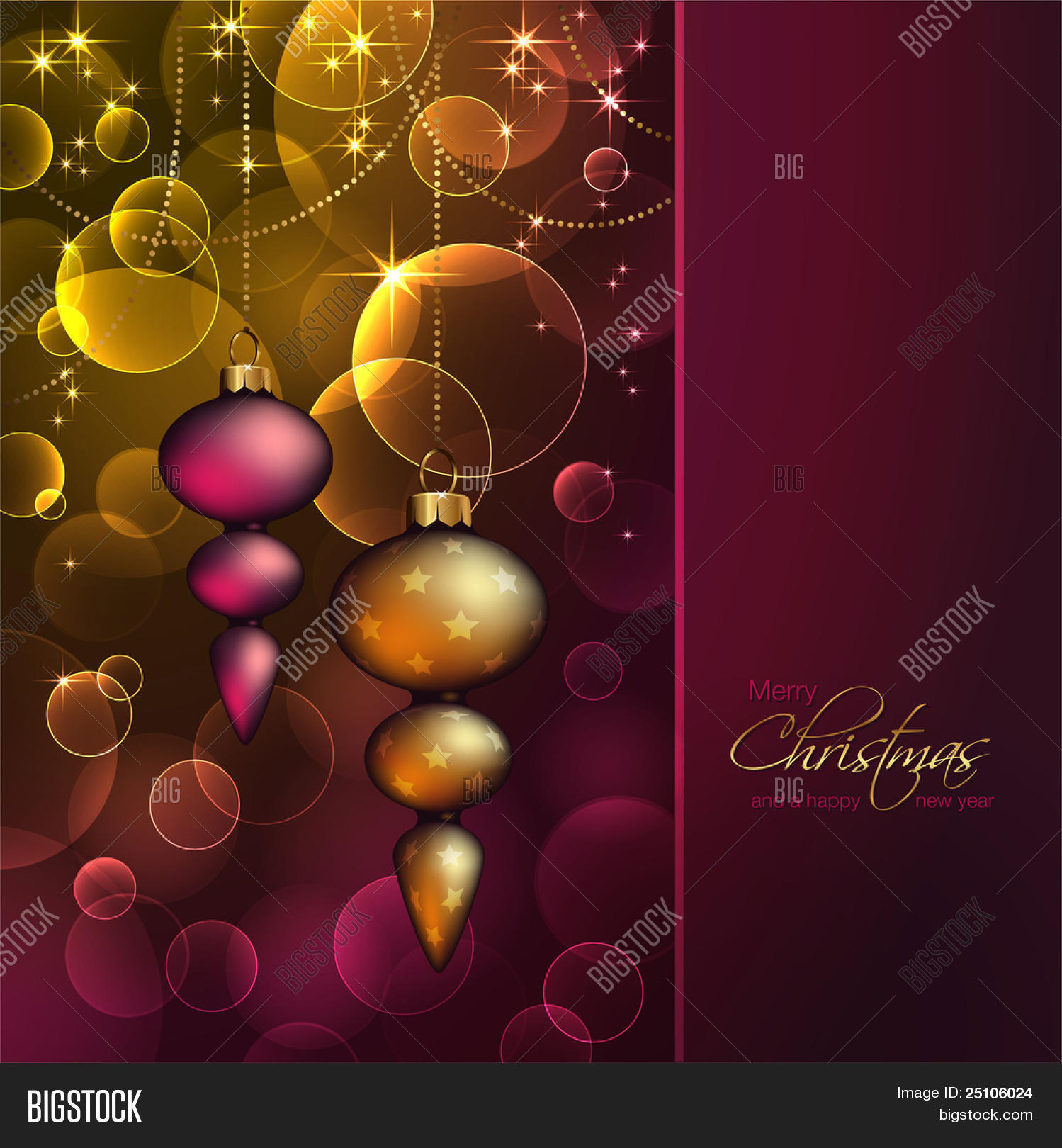 Romantic Christmas Vector & Photo (Free Trial) | Bigstock