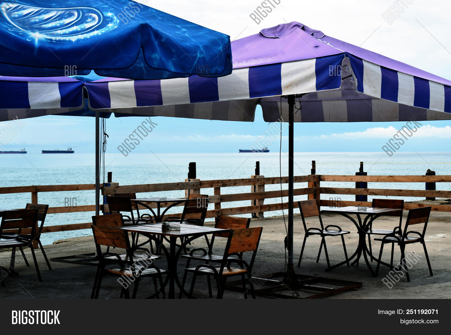 Relax Cafe On Beach Image & Photo (Free Trial) | Bigstock