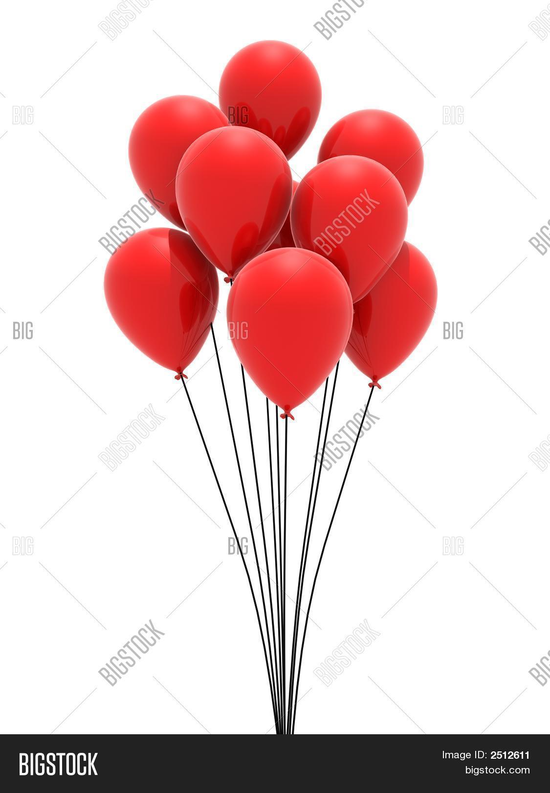 Red Balloons Image & Photo (Free Trial) | Bigstock