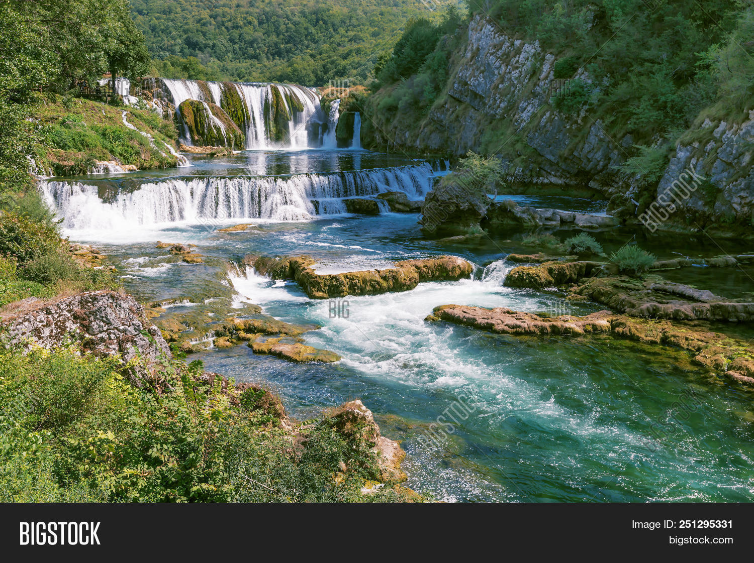 Waterfall Strbacki Buk Image & Photo (Free Trial) | Bigstock