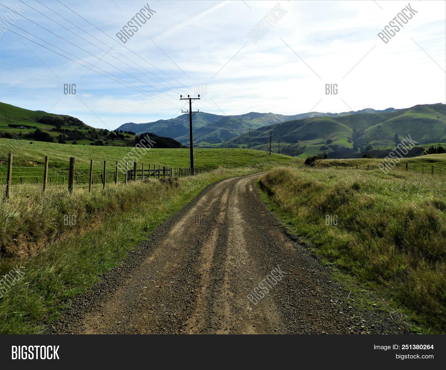 Road Akaroa Not Paved Image & Photo (Free Trial) | Bigstock