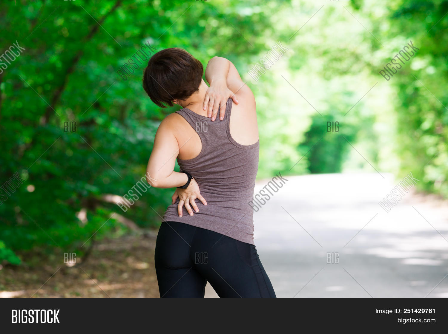Woman Back Pain, Image & Photo (Free Trial) | Bigstock