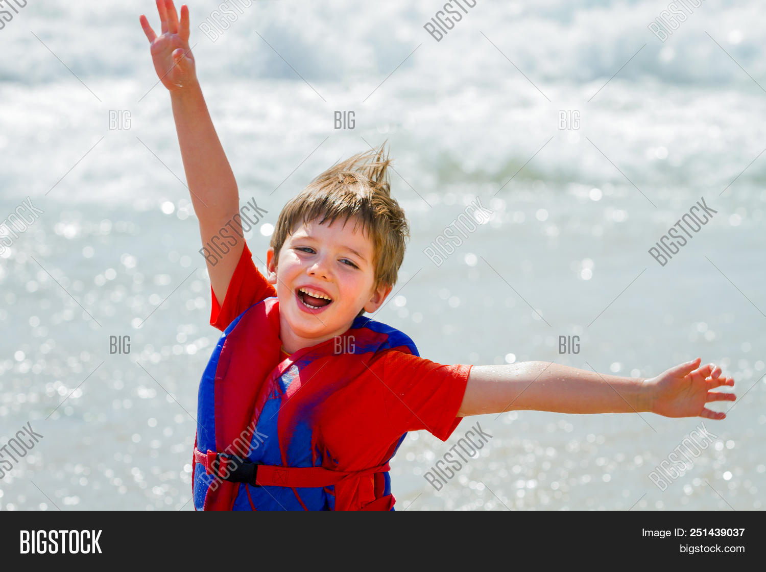 Excited Happy, Little Image & Photo (Free Trial) | Bigstock