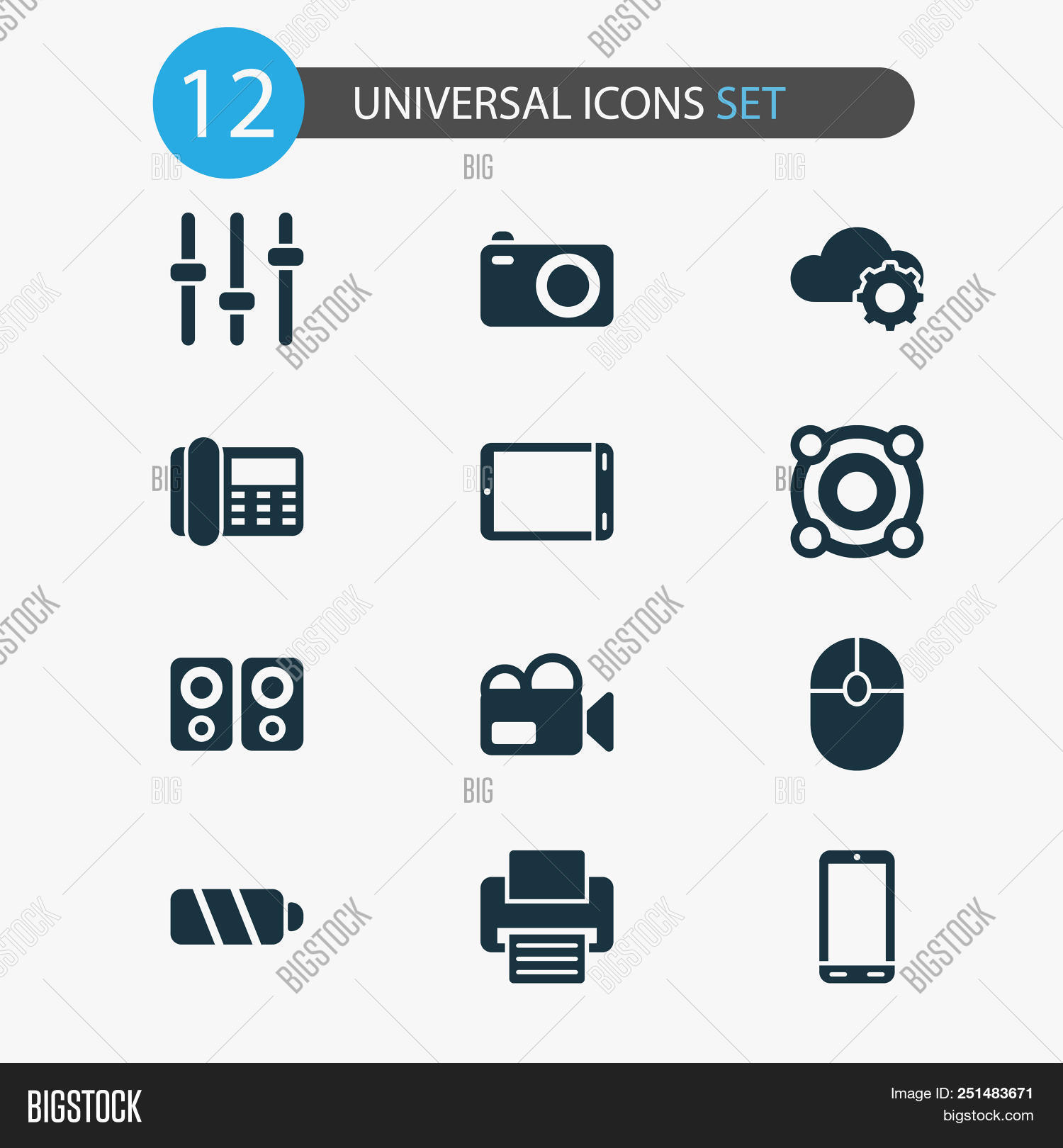 Gadget Icons Set Image & Photo (Free Trial) | Bigstock