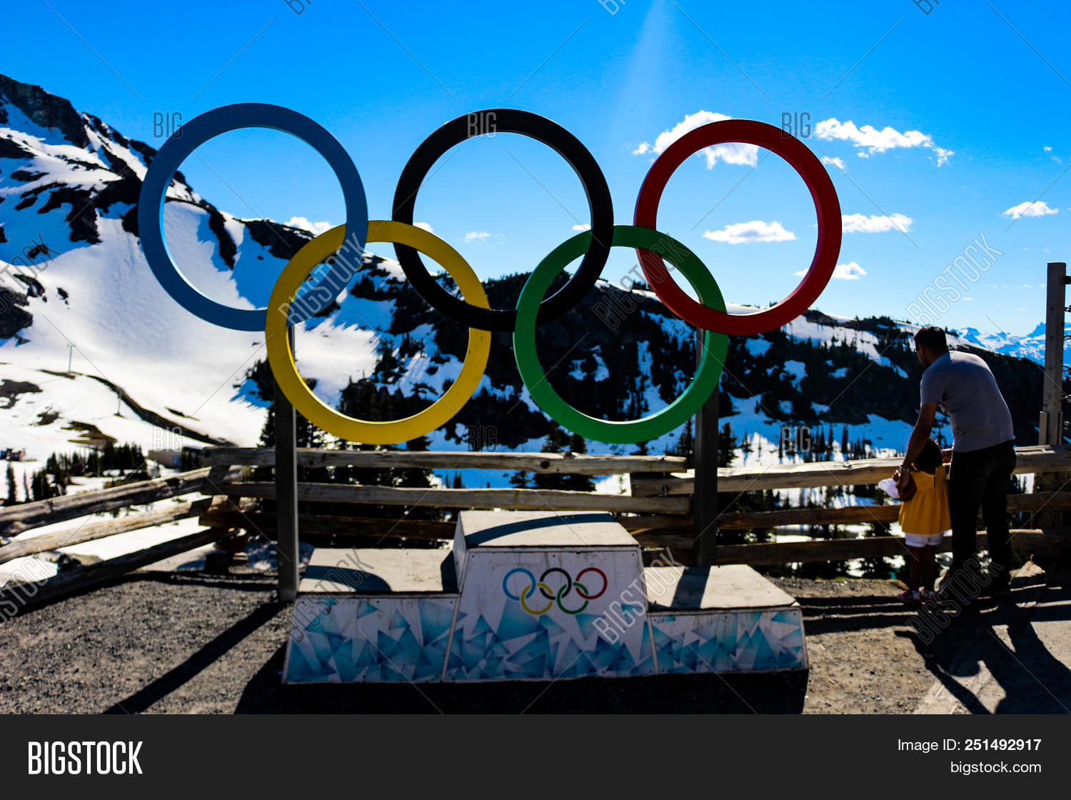 Olympic Rings On Top Image & Photo (Free Trial) | Bigstock