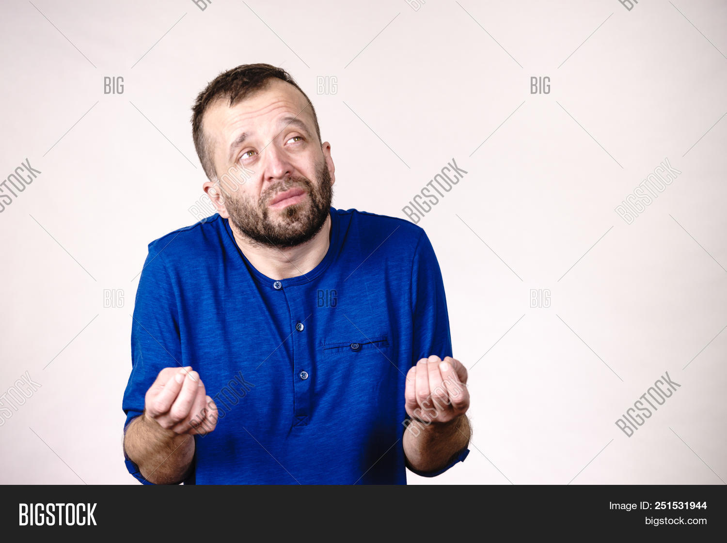 Funny Guy Showing Face Image & Photo (Free Trial) | Bigstock