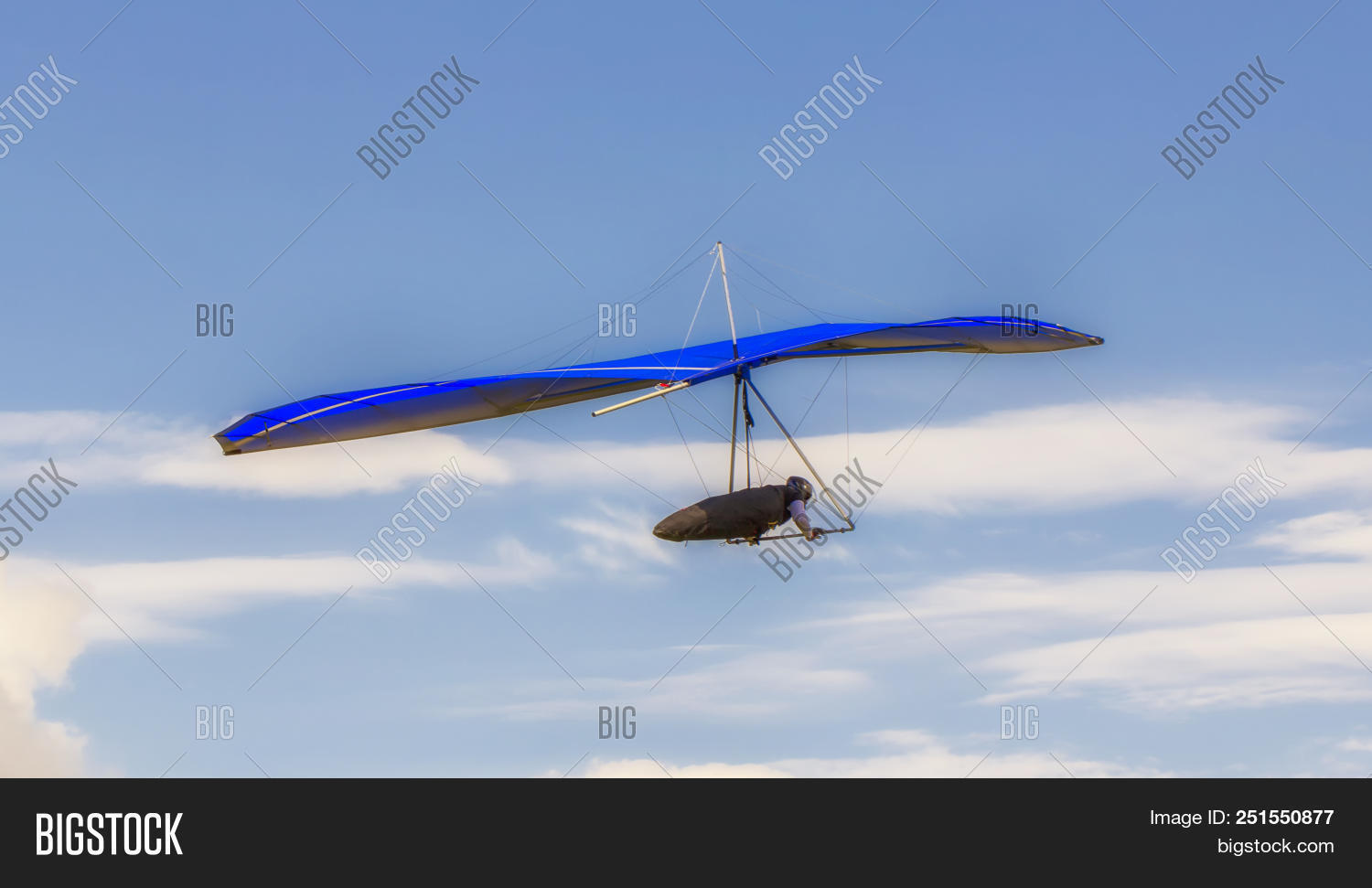 Hang Glider Flying Sky Image & Photo (Free Trial) | Bigstock
