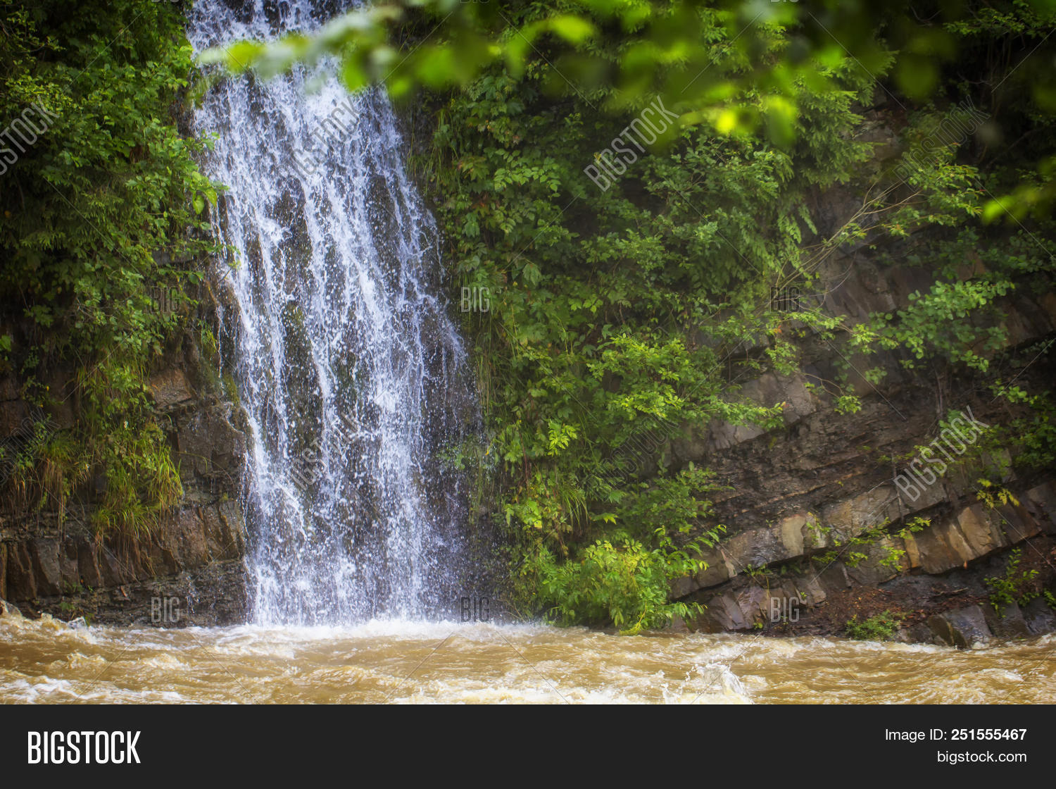 Small Waterfall Near Image & Photo (Free Trial) | Bigstock