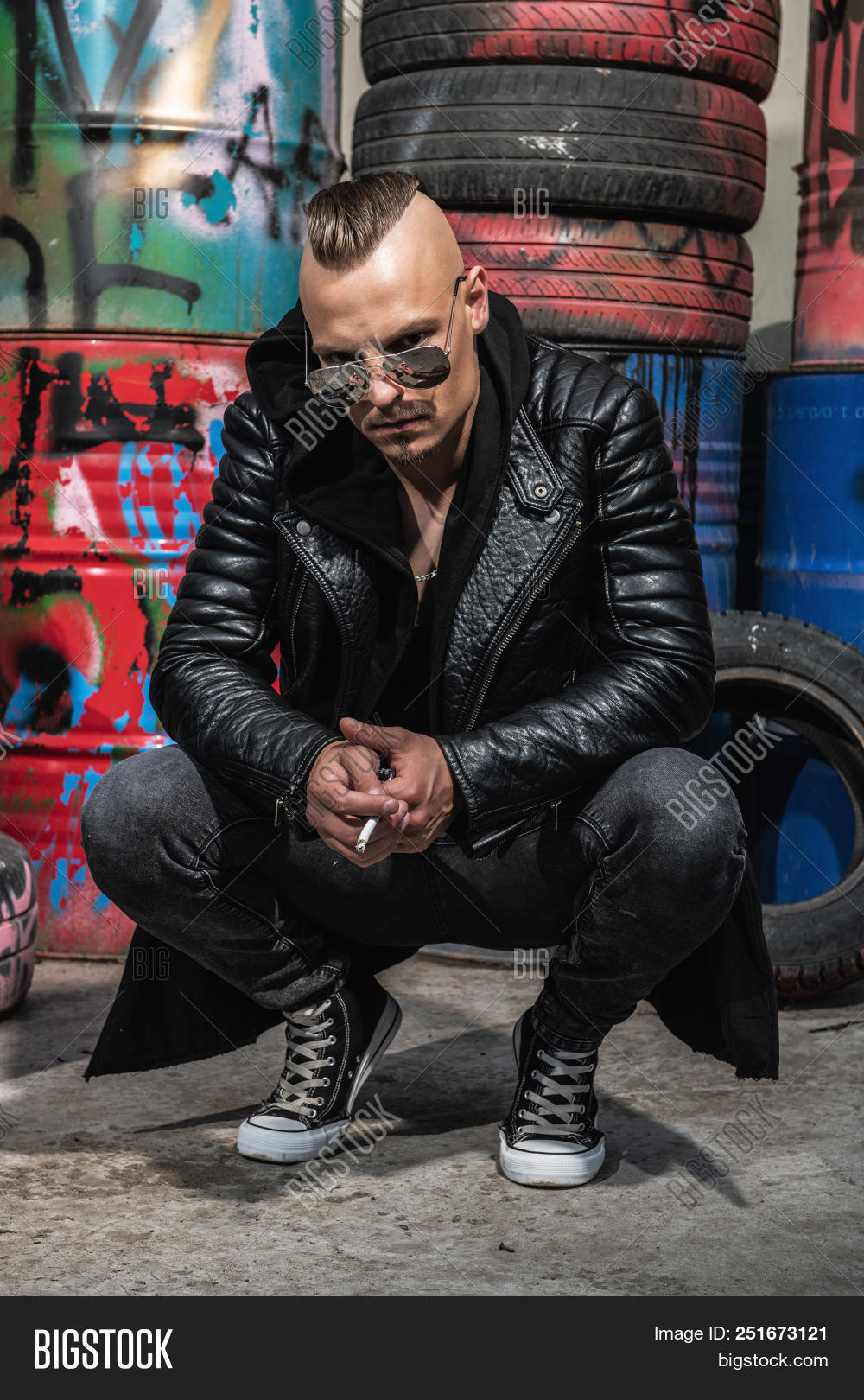 Portrait Punk Man On Image & Photo (Free Trial) | Bigstock