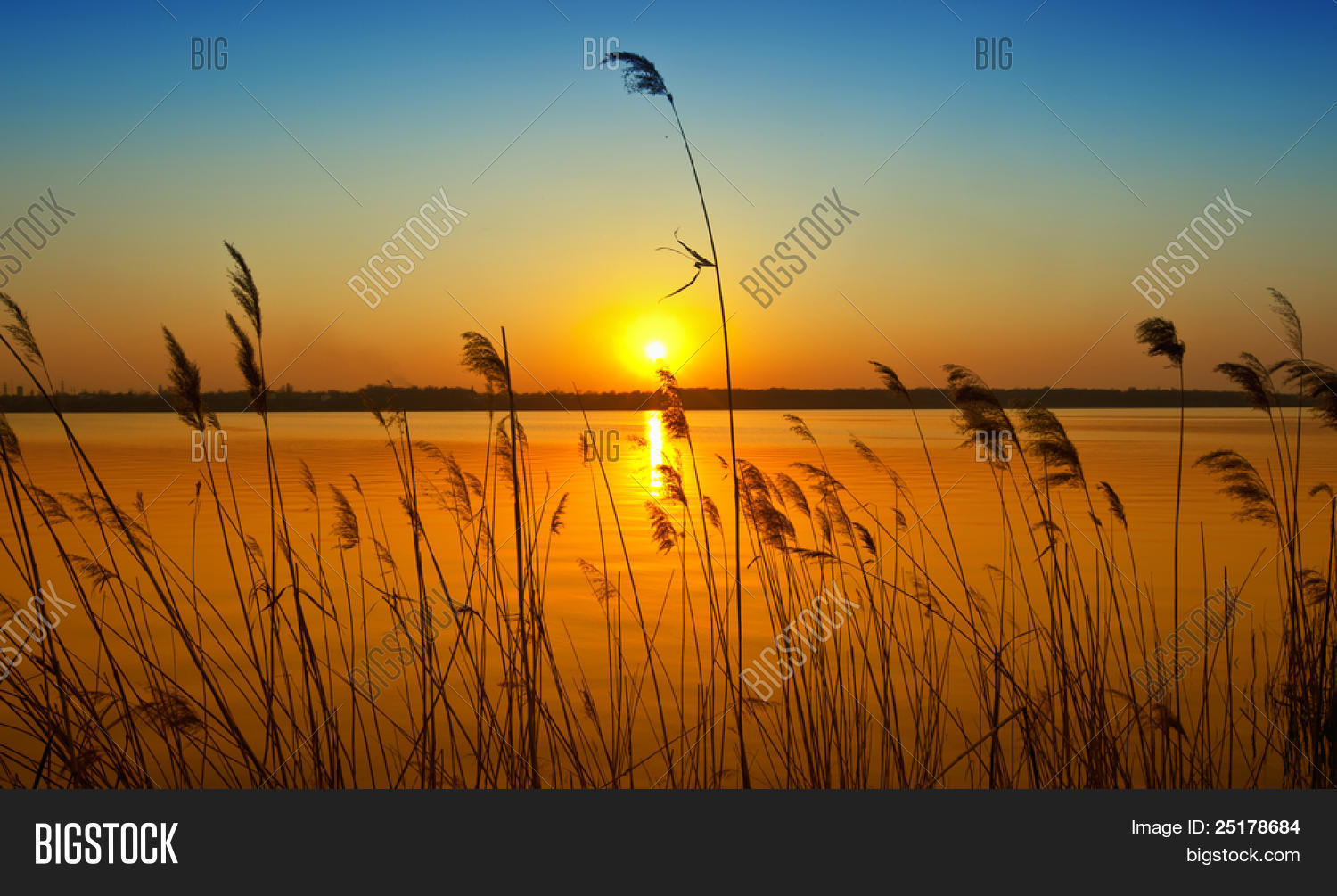 Sunset On River Image & Photo (Free Trial) | Bigstock