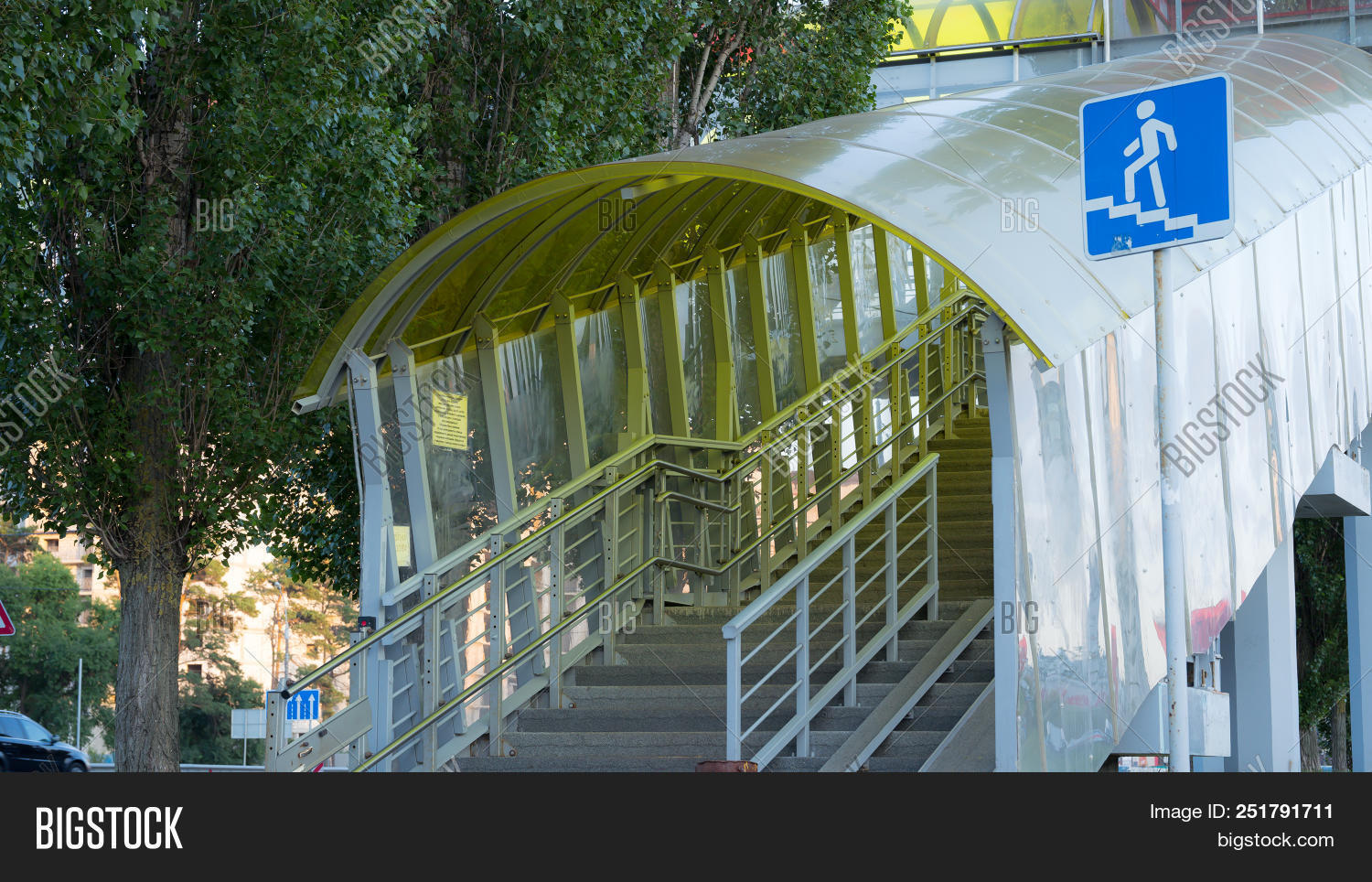 Pedestrian Overpass Image & Photo (Free Trial) | Bigstock