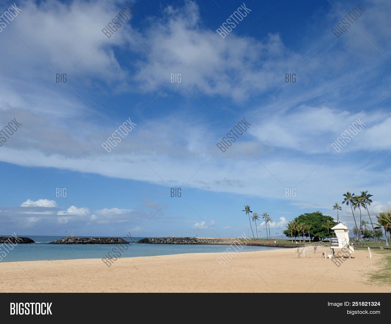 Beach On Magic Island Image & Photo (Free Trial) | Bigstock