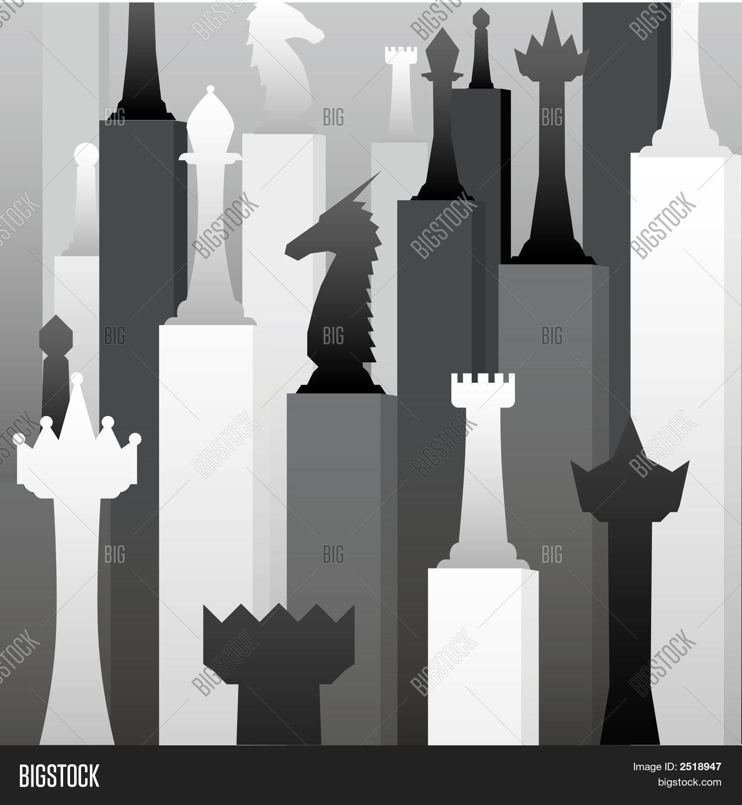 Chess_Bar_Chart Vector & Photo (Free Trial) | Bigstock