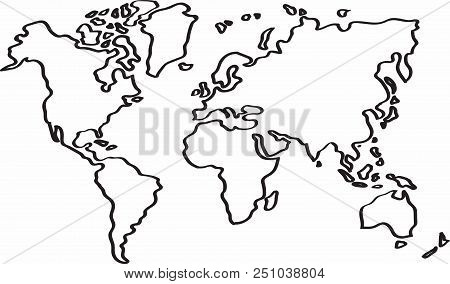 Pitcher Of World Map