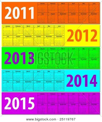 Template Calendar Vector & Photo (Free Trial) | Bigstock