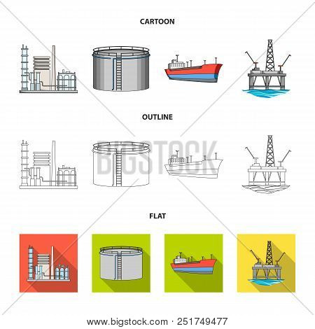 Stock Vector Storage Oil Tank Cartoon Icon Images, Illustrations ...