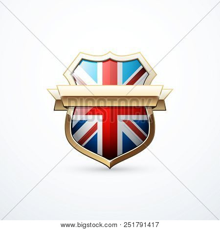 Gold Shield Great Vector & Photo (Free Trial) | Bigstock