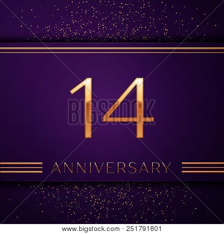 Realistic Fourteen Vector & Photo (Free Trial) | Bigstock