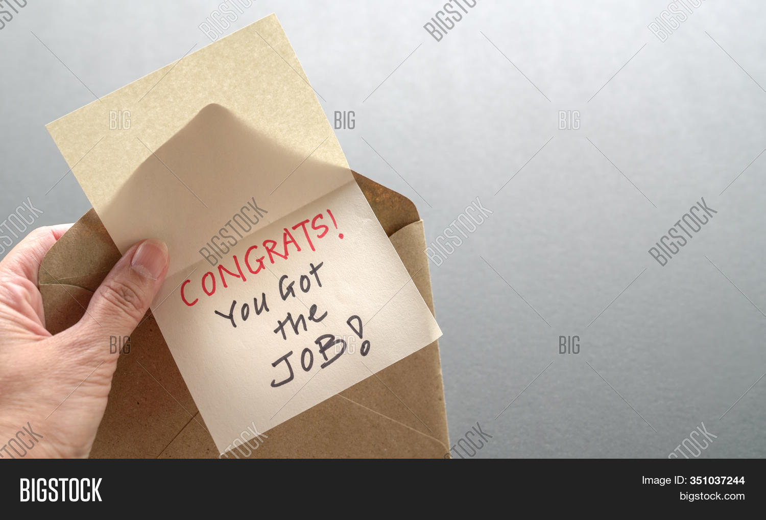 Congrats You Got Job, Image & Photo (Free Trial) | Bigstock