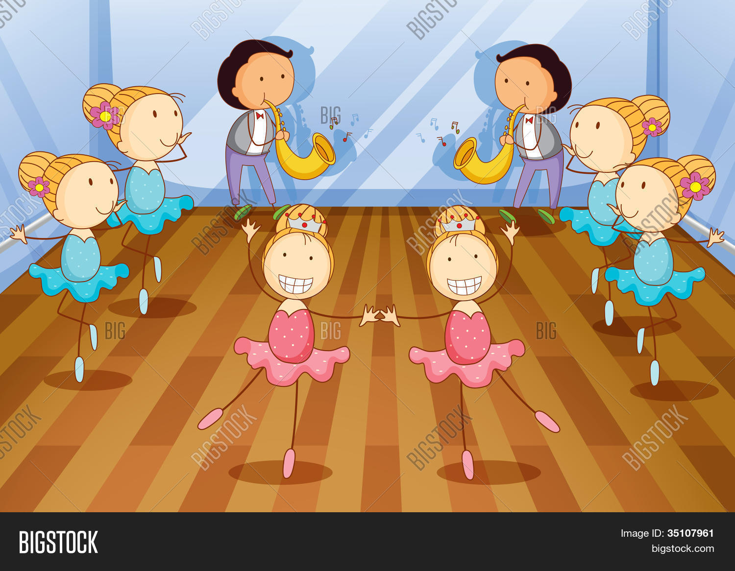 Illustration Dancing Image & Photo (Free Trial) | Bigstock