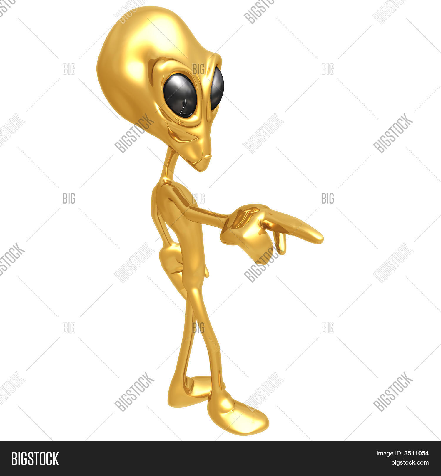 Pointing Alien Image & Photo (Free Trial) | Bigstock