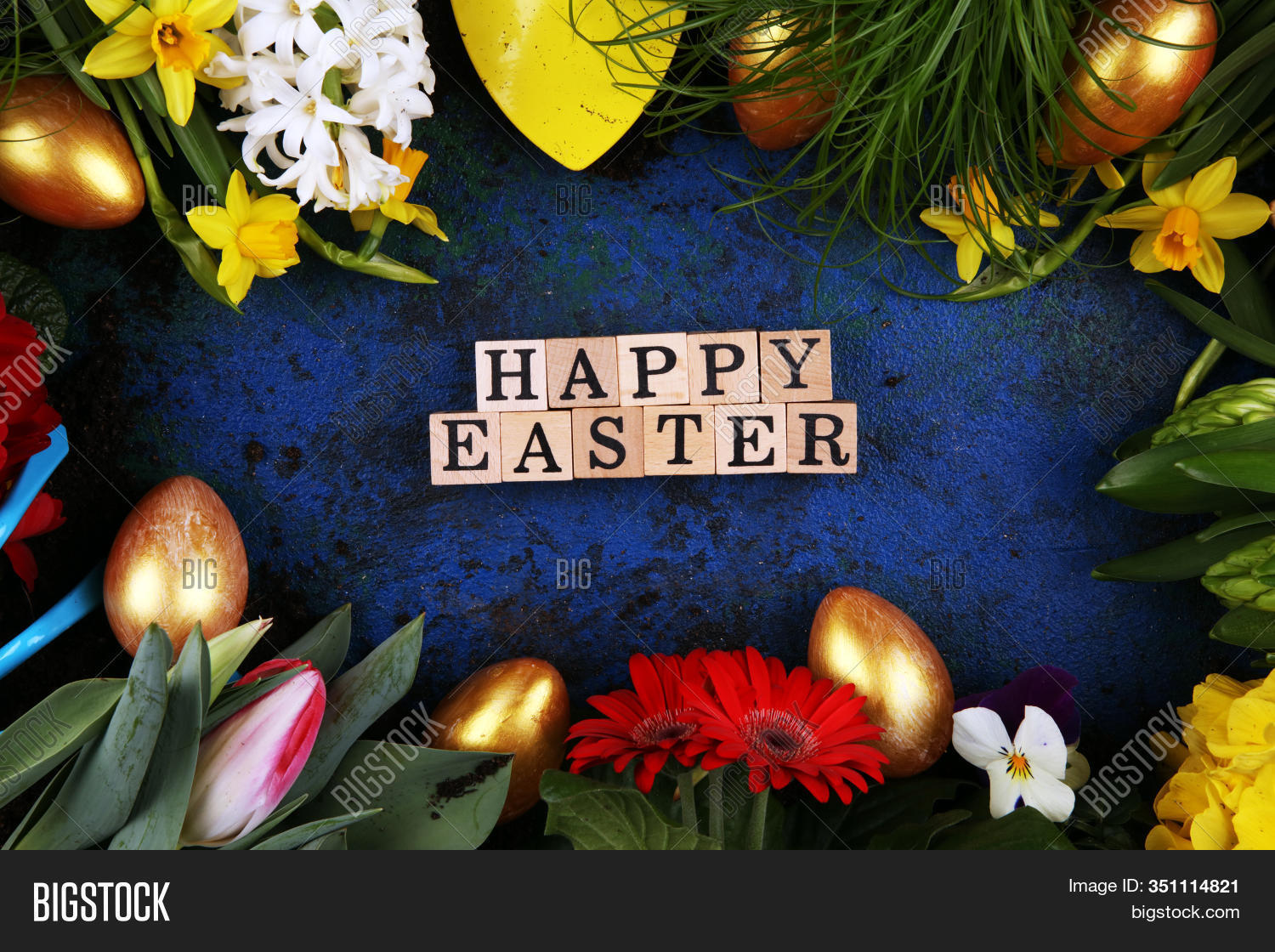 Happy Easter Wooden Image & Photo (Free Trial) | Bigstock
