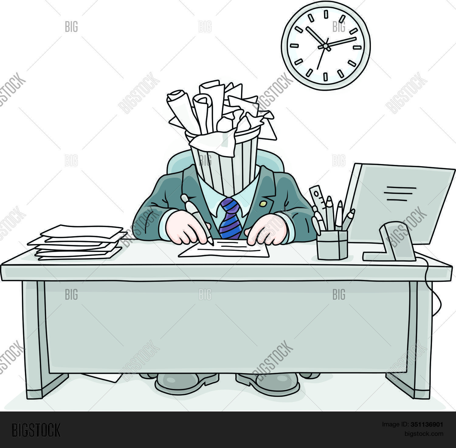 Trash Can Crumpled Vector & Photo (Free Trial) | Bigstock