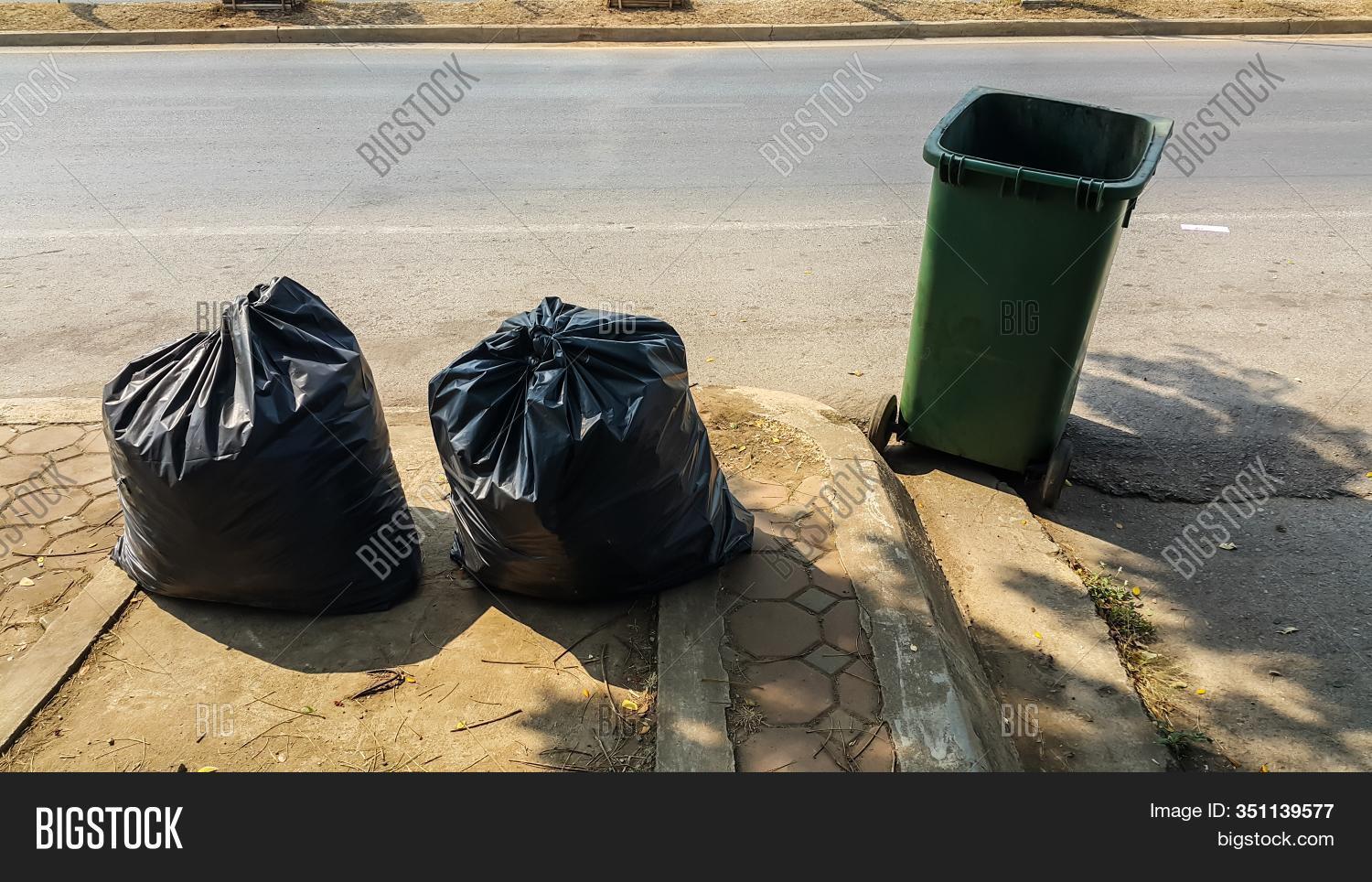 Two Big Black Plastic Image & Photo (Free Trial) | Bigstock