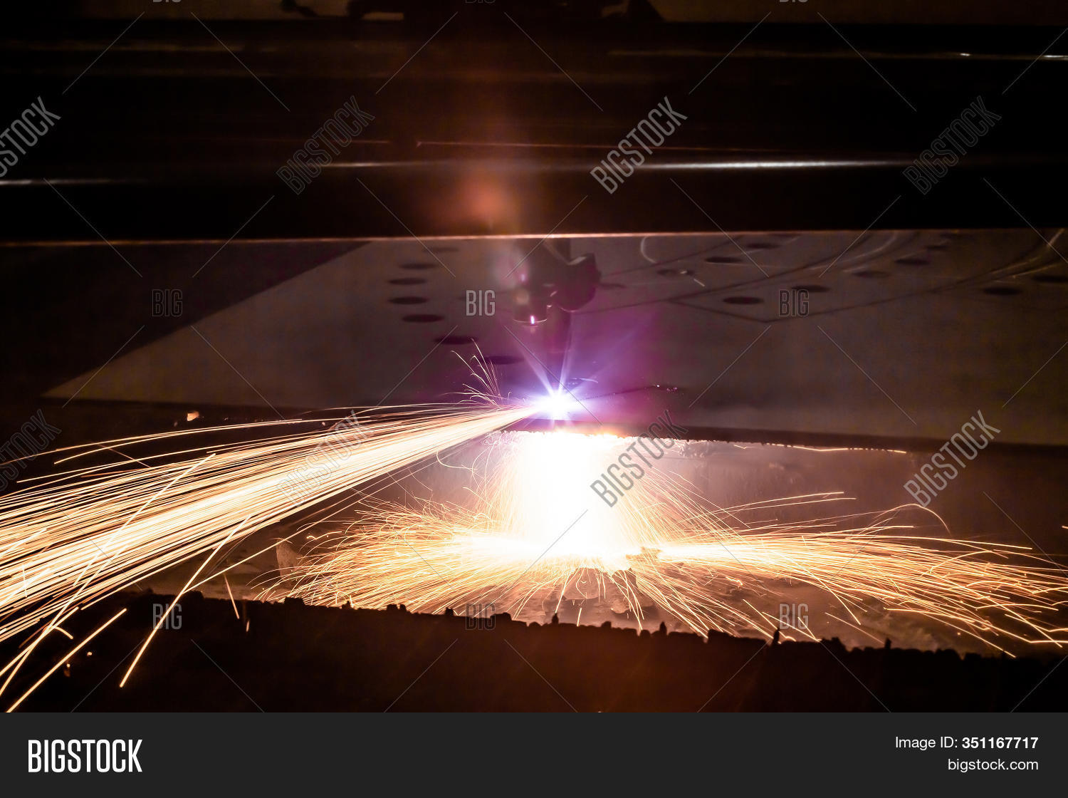 Plasma Cutting Metal Image & Photo (Free Trial) | Bigstock