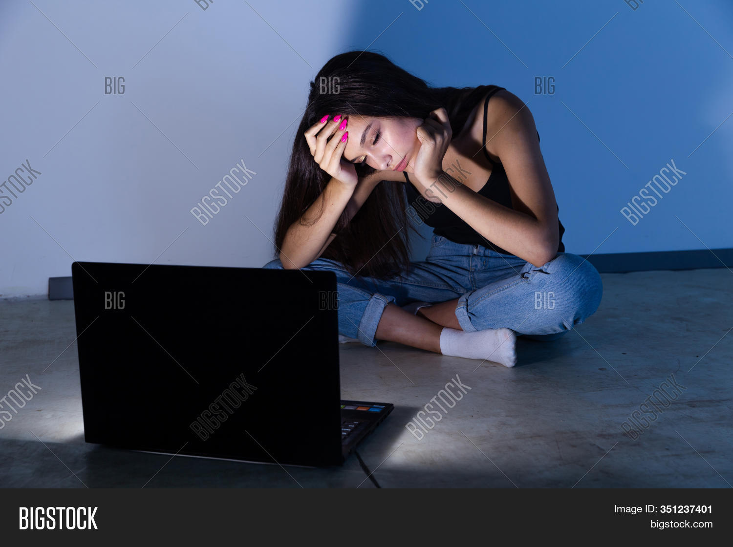 Sad Female Teenager Image & Photo (Free Trial) | Bigstock