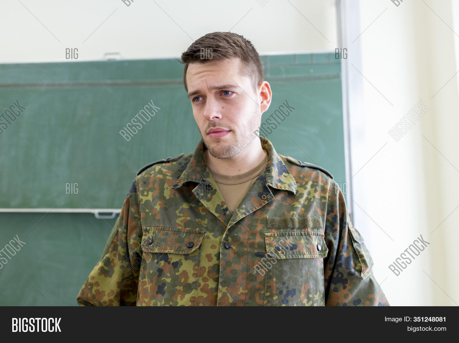 German Soldier Stands Image & Photo (Free Trial) | Bigstock