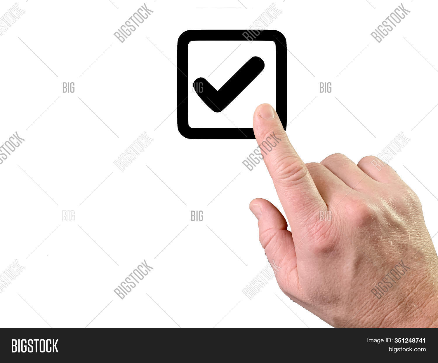Index Finger Pushes Image & Photo (Free Trial) | Bigstock