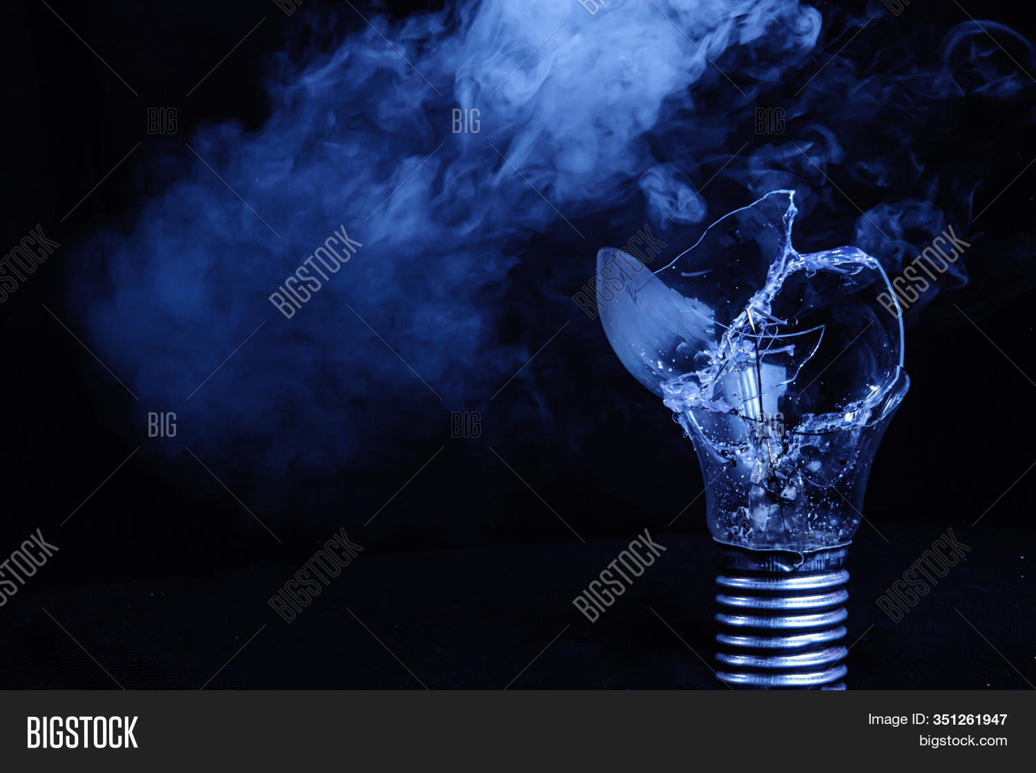 Broken Light Bulb Photography