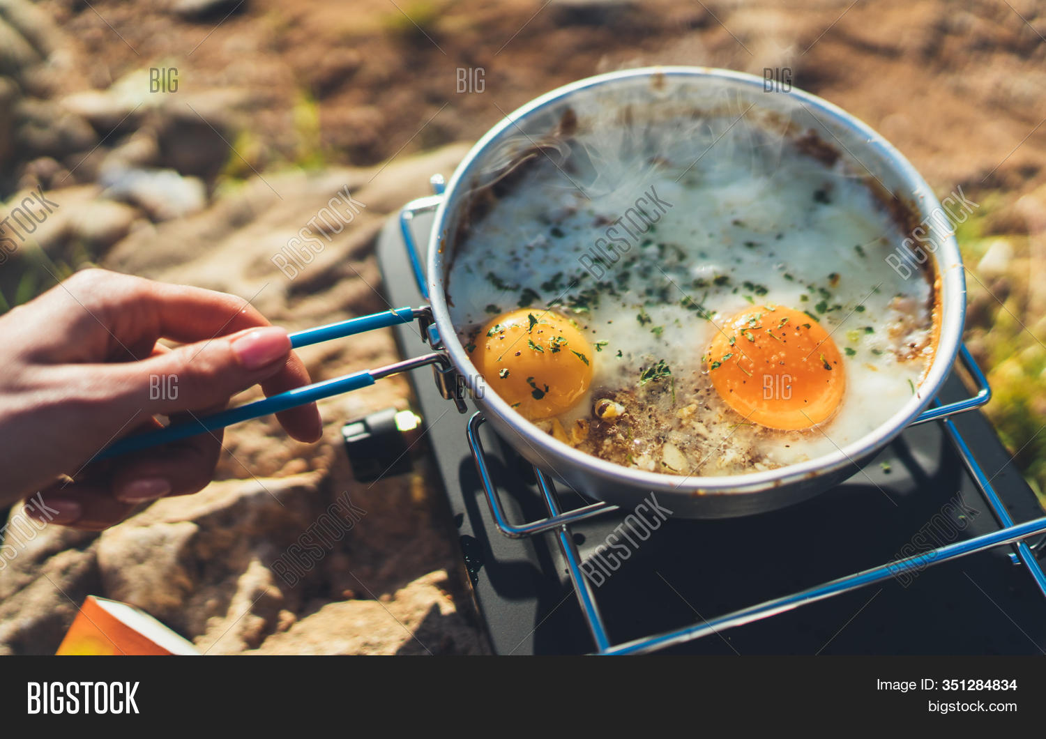 Person Cooking Fried Image & Photo (Free Trial) | Bigstock