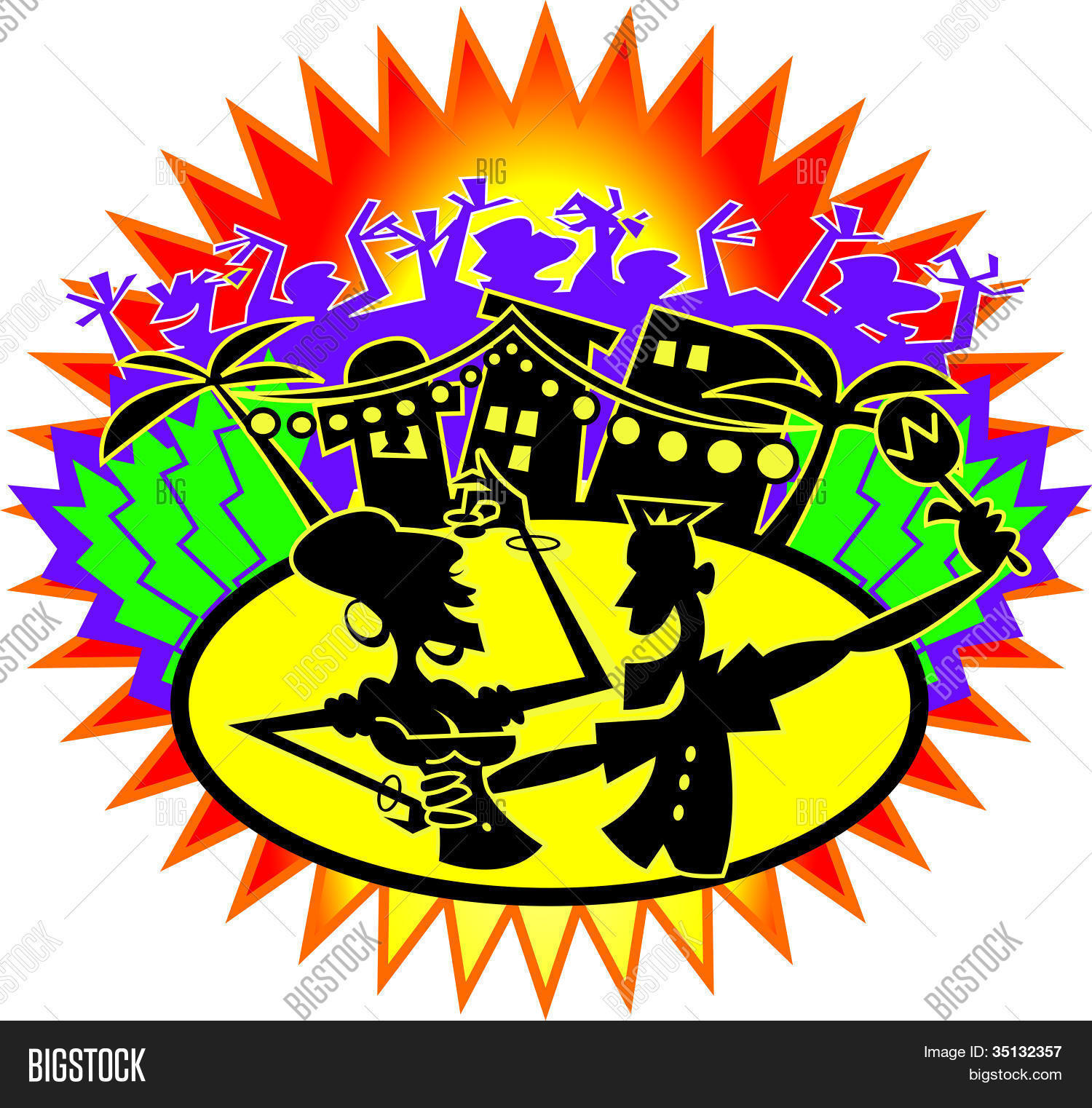 Party Clip Art Vector & Photo (Free Trial) | Bigstock