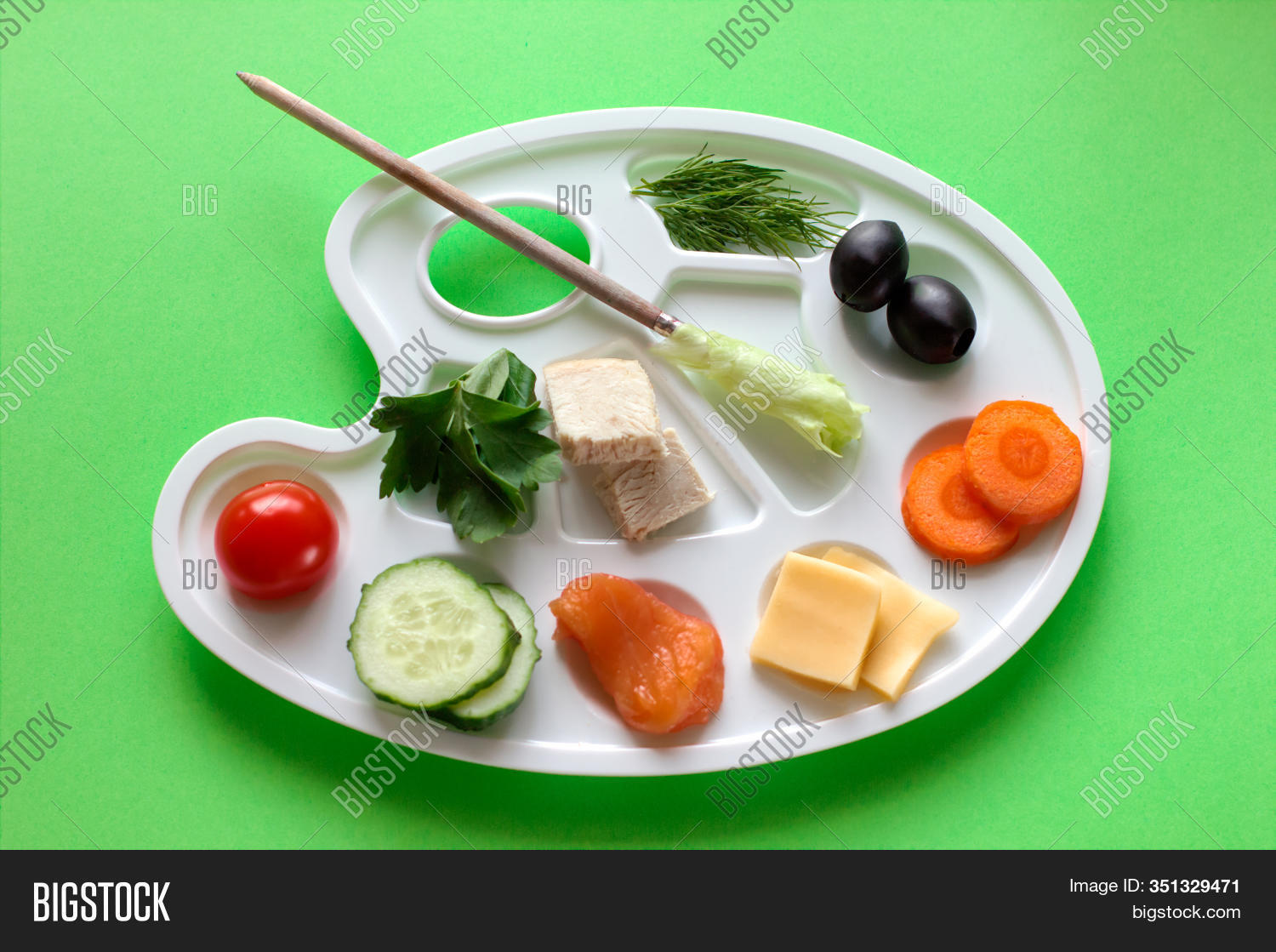 Palette Tasty Colorful Image & Photo (Free Trial) | Bigstock