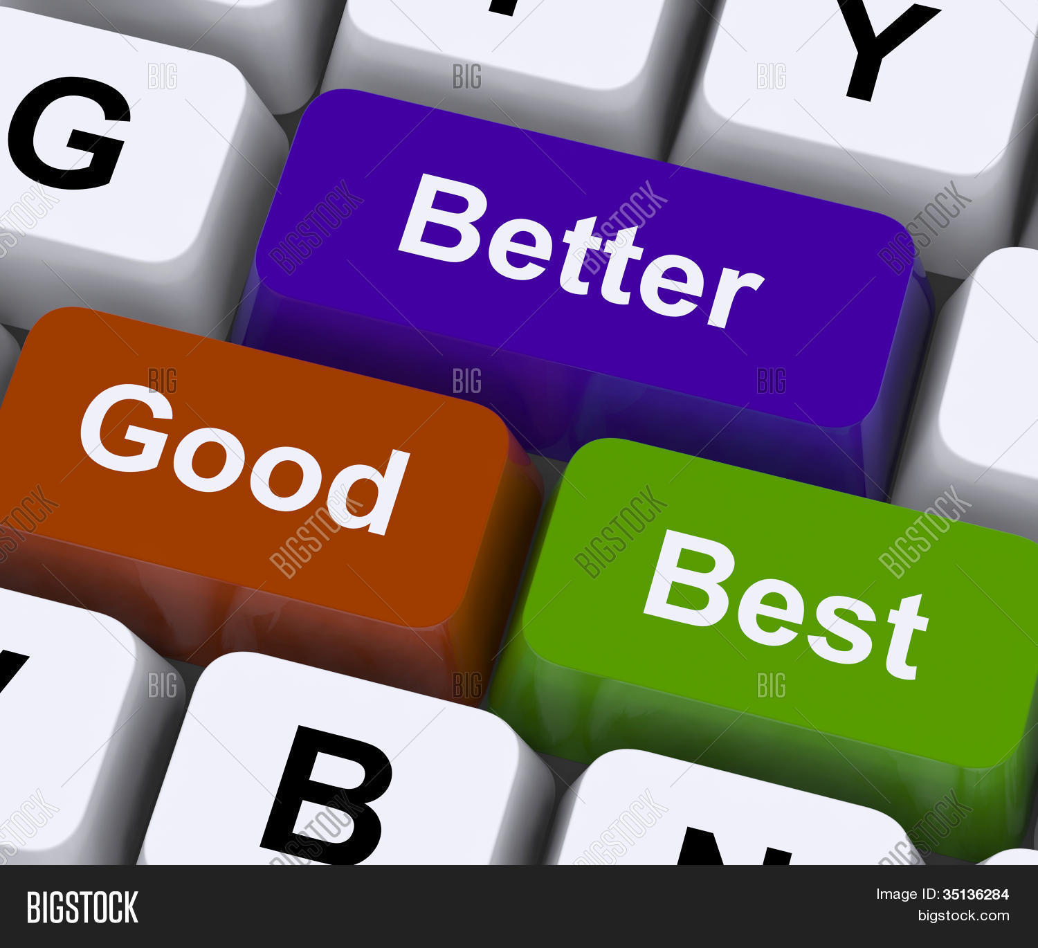 Good Better Best Keys Image & Photo (Free Trial) | Bigstock