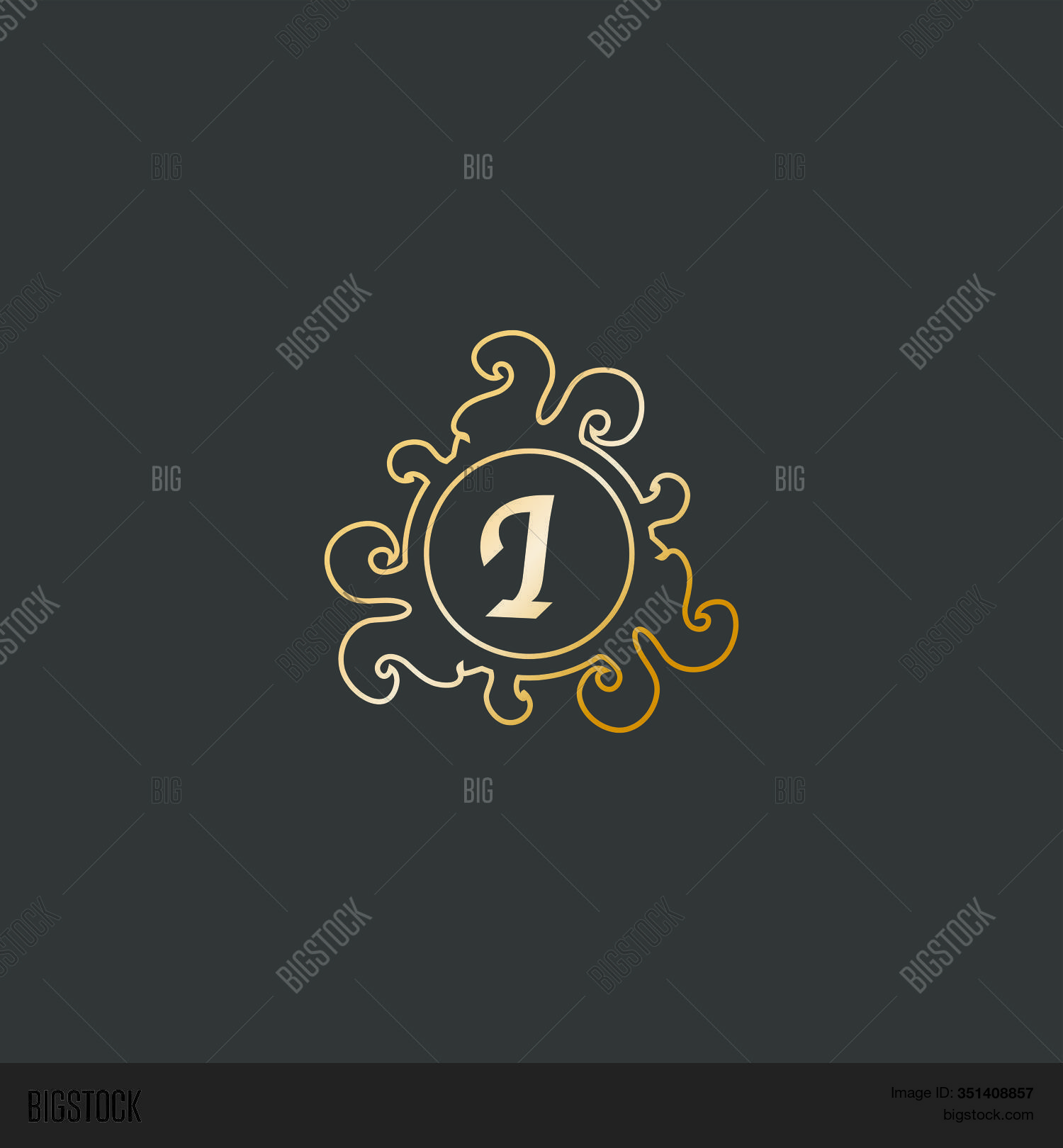 Letter Decorative Vector & Photo (Free Trial) | Bigstock