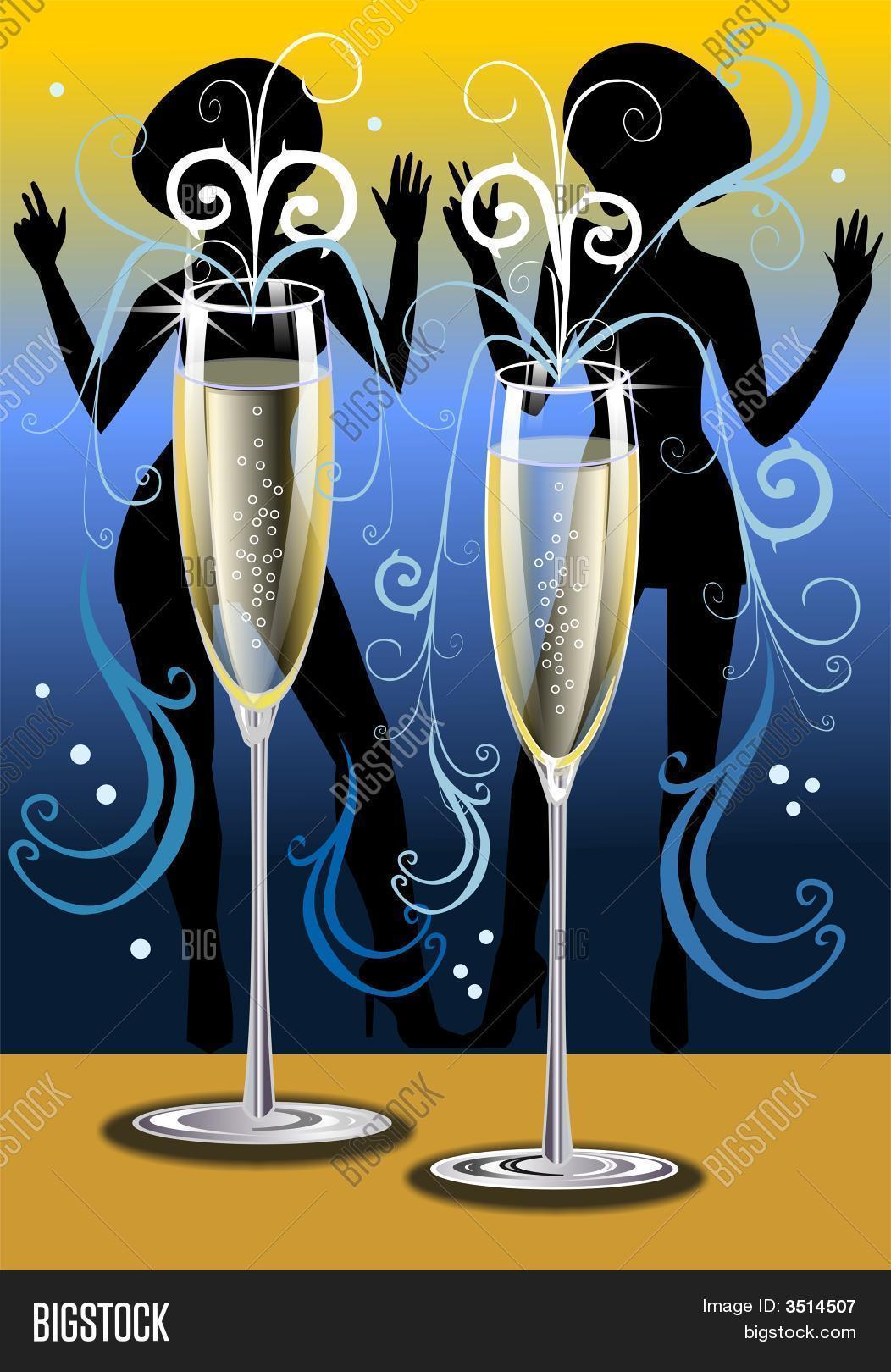 Fluted Champagne Image & Photo (Free Trial) | Bigstock