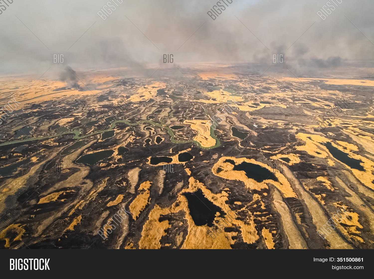 Tundra Fire. Burning Image & Photo (Free Trial) | Bigstock