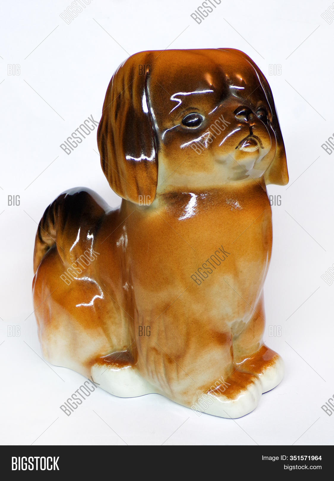 Ceramic Dog Statue Image & Photo (Free Trial) | Bigstock