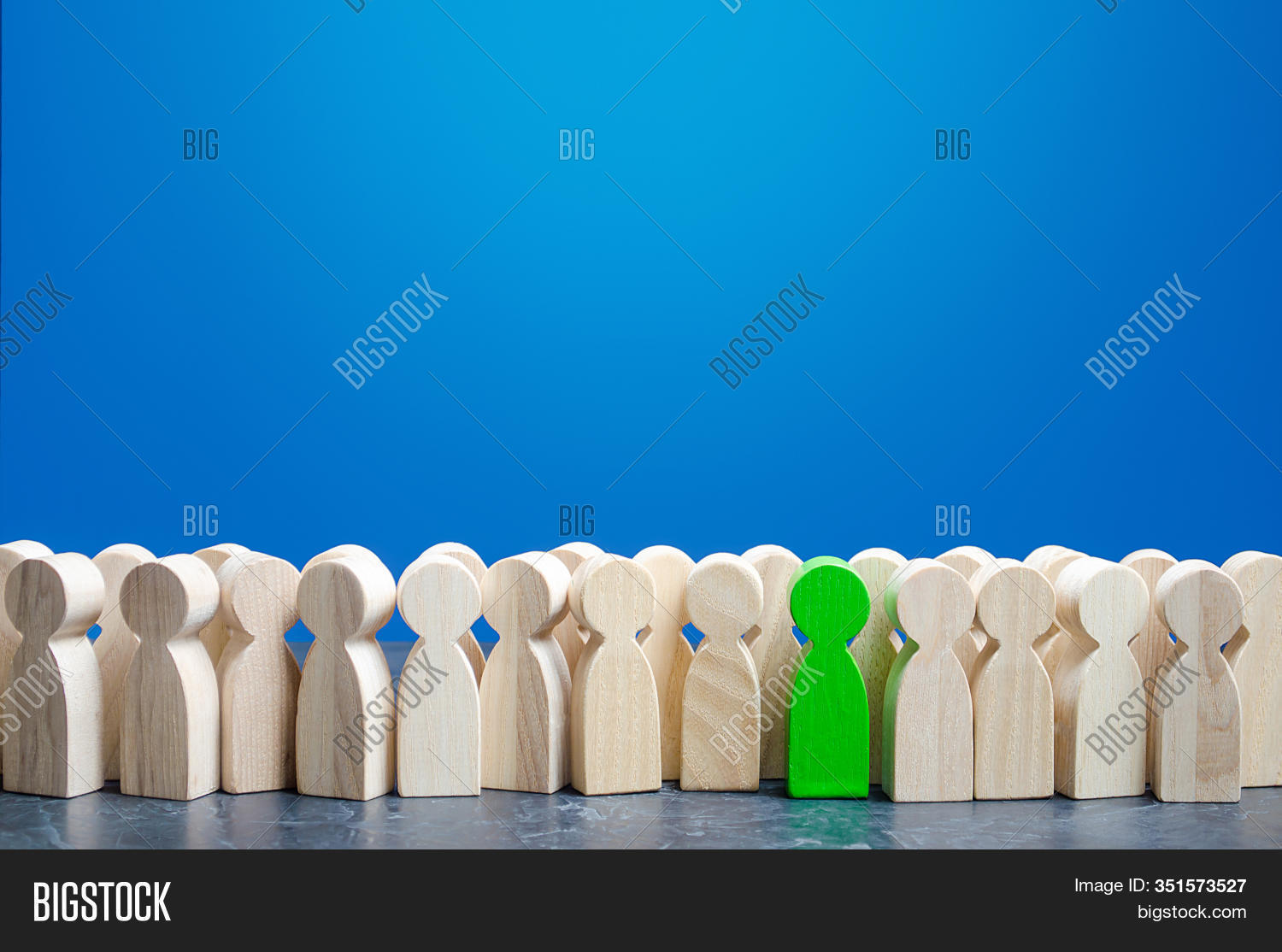 Green Man Stands Out Image & Photo (Free Trial) | Bigstock