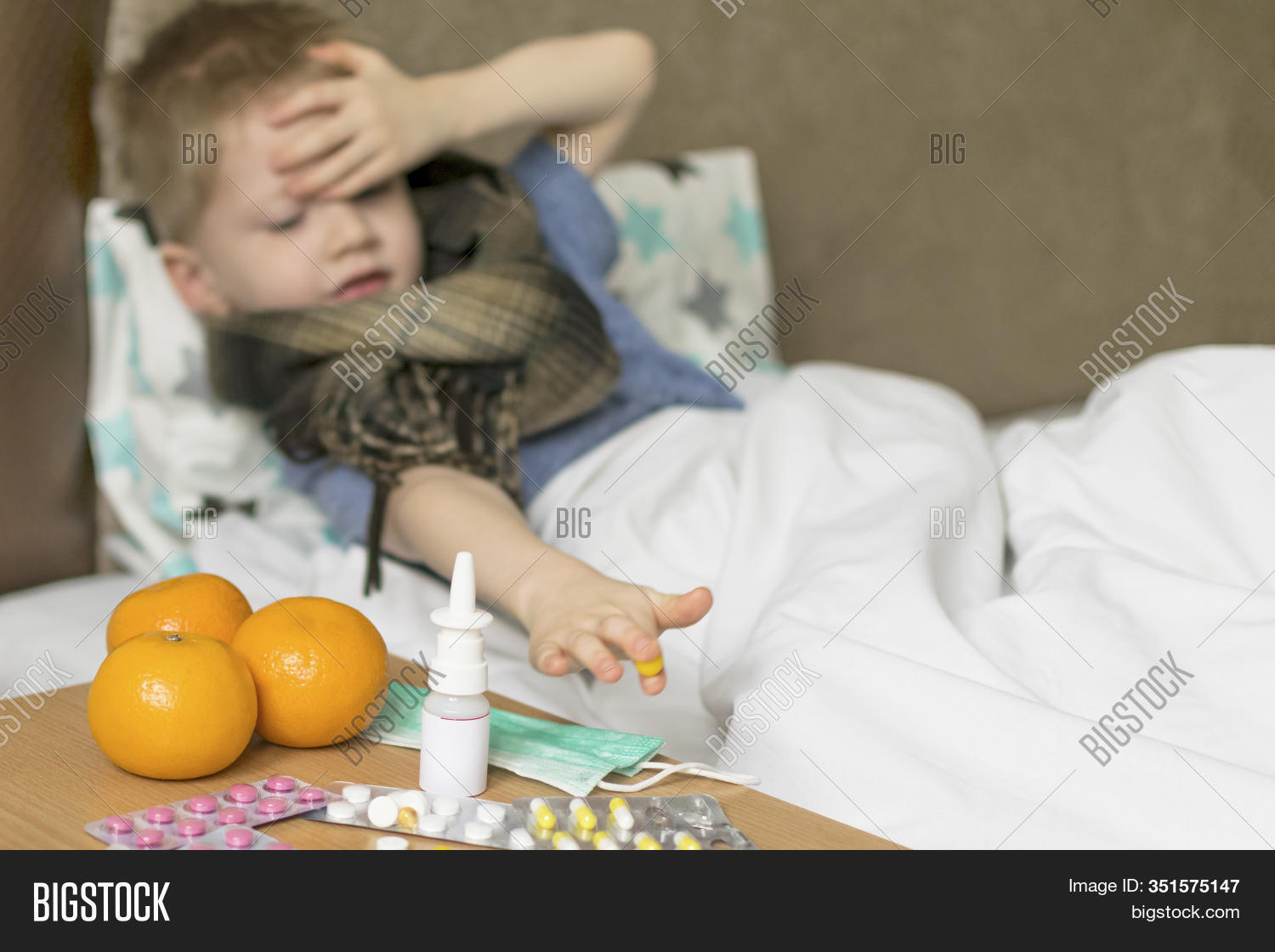 Sick Sad Child Image & Photo (Free Trial) | Bigstock