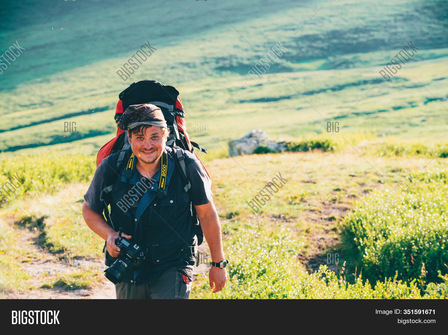 Man Big Rucksack Photo Image & Photo (Free Trial) | Bigstock