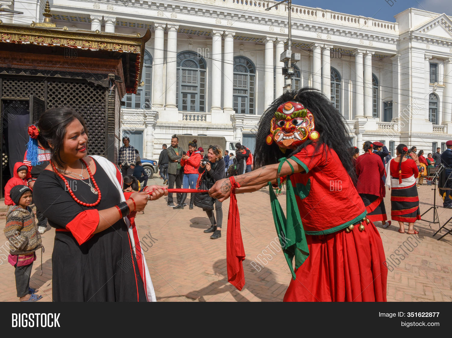 Woman Traditional Mask Image & Photo (Free Trial) | Bigstock