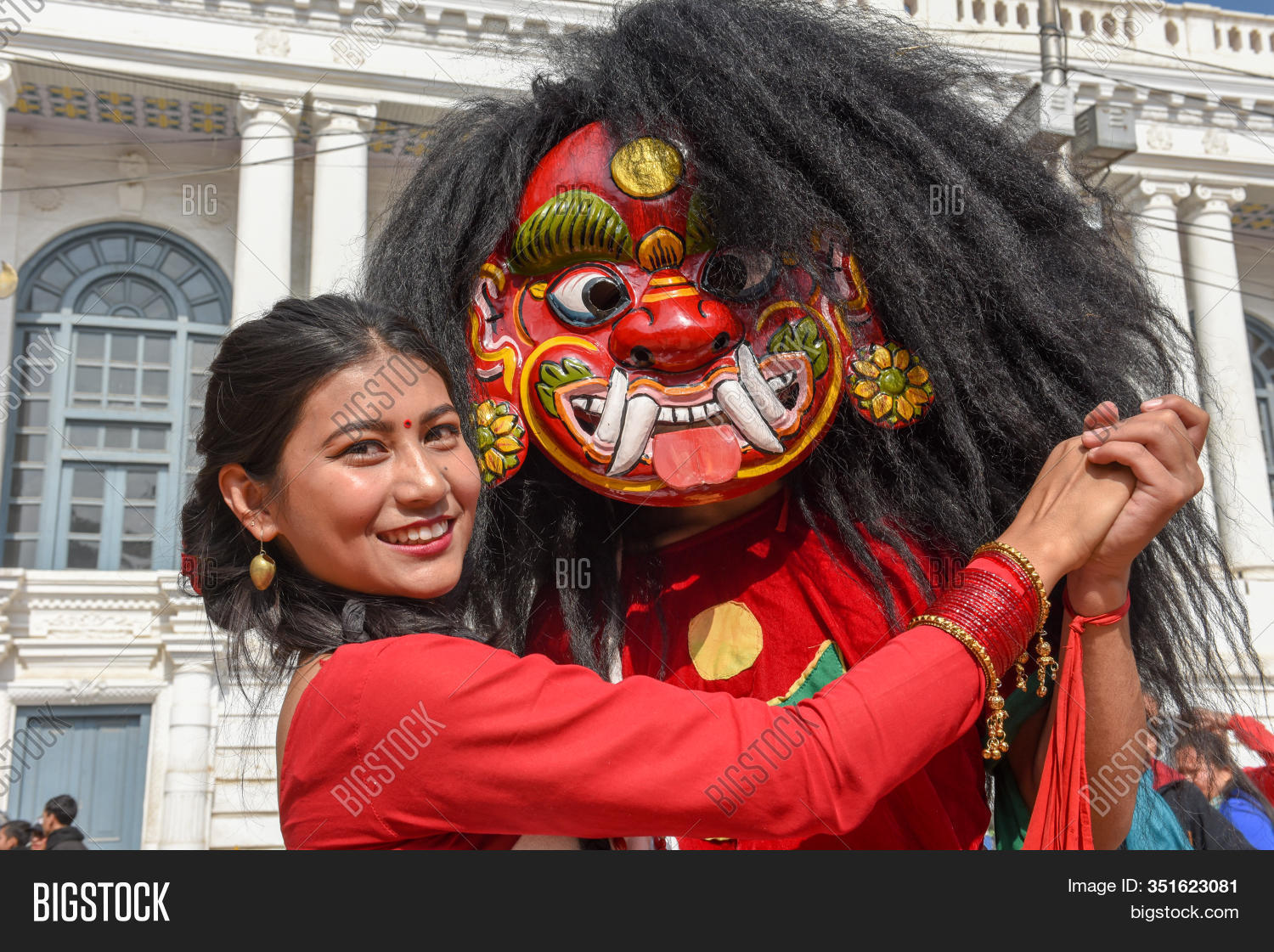 Woman Traditional Mask Image & Photo (Free Trial) | Bigstock