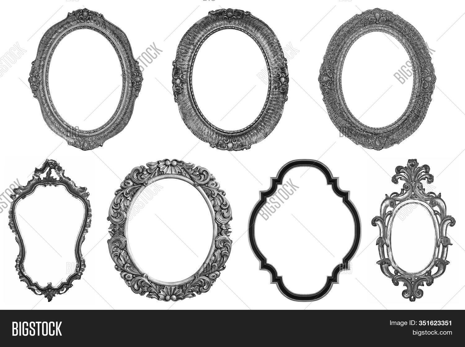 Set Oval Decorative Image & Photo (Free Trial) | Bigstock